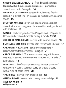 Menu – 1516 Pub and Grill